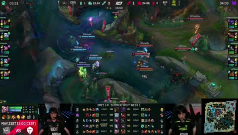 FoFo Nico Nico Ni兩次大絕定幾個助EDG直落二橫掃NIP！